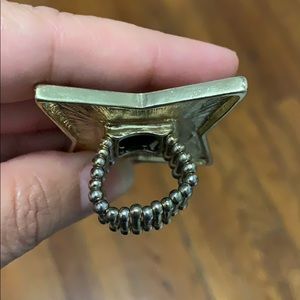 Jewelry | Black Gold Pointy Ring | Poshmark